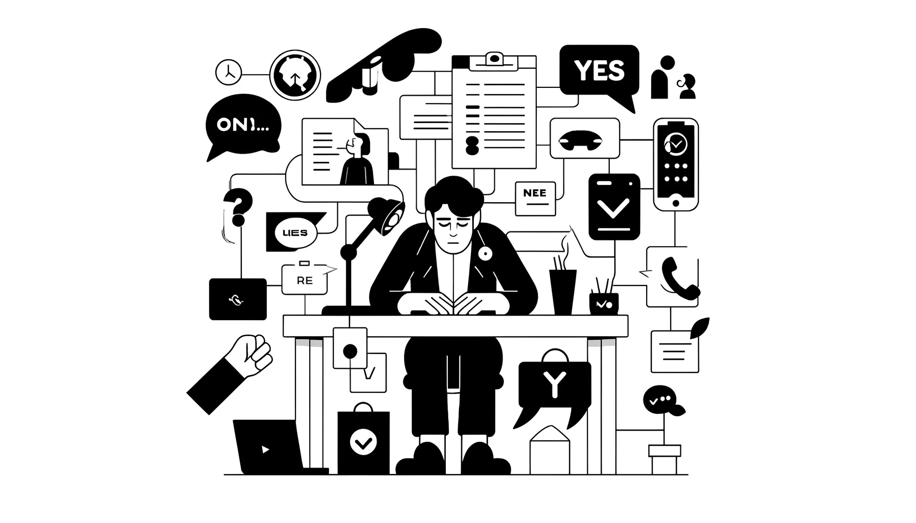 Chronophagie, lifophilie, tempsdinite, ouïte : les 4 maladies du temps